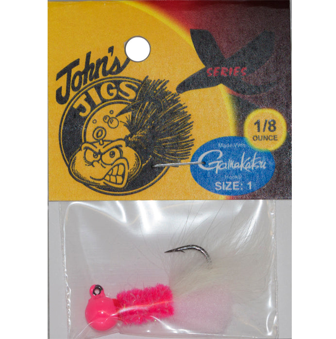 John's Jigs X Series, 1/8 ounce XPHPWHLP — Ted's Sports Center