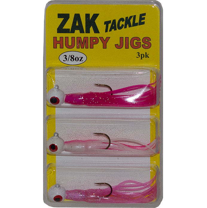 Zak Tackle Humpy Jigs 3 Pack (3/8 oz.) — Ted's Sports Center