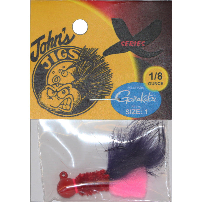 John's Jigs X Series, 1/8 ounce XRRDPUHP — Ted's Sports Center